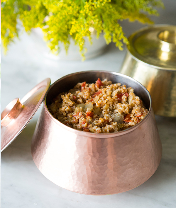 Burghul with Aubergine - Taste & Flavors