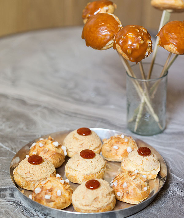 Salted Caramel Choux Pastries - Taste & Flavors