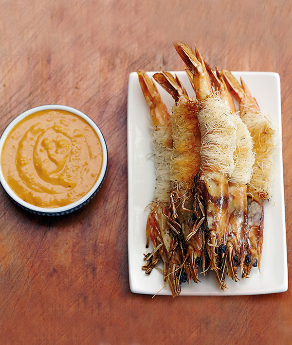 Baked Kataifi Prawns - Taste & Flavors