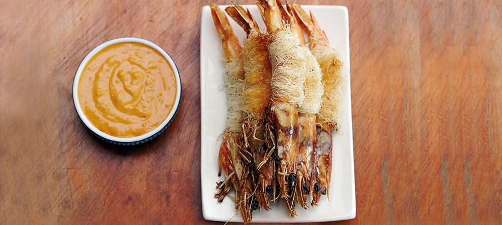 Baked Kataifi Prawns - Taste & Flavors