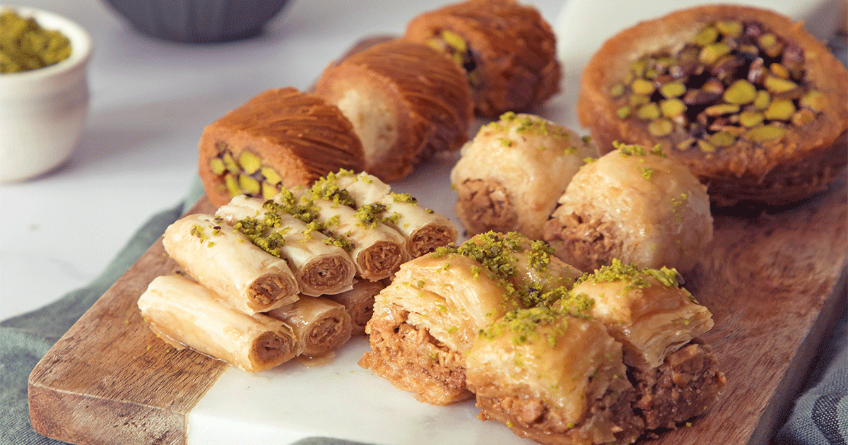 Baklava Mediterranean dessert recipes by Abdul Rahman Hallab & Sons