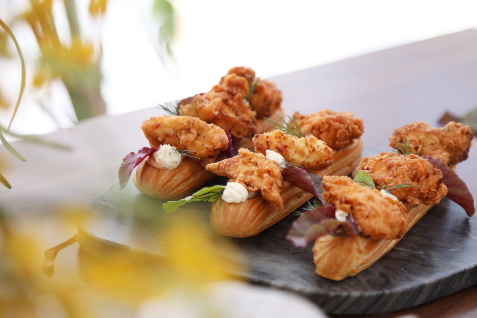 crispy chicken eclairs landscape - Taste & Flavors